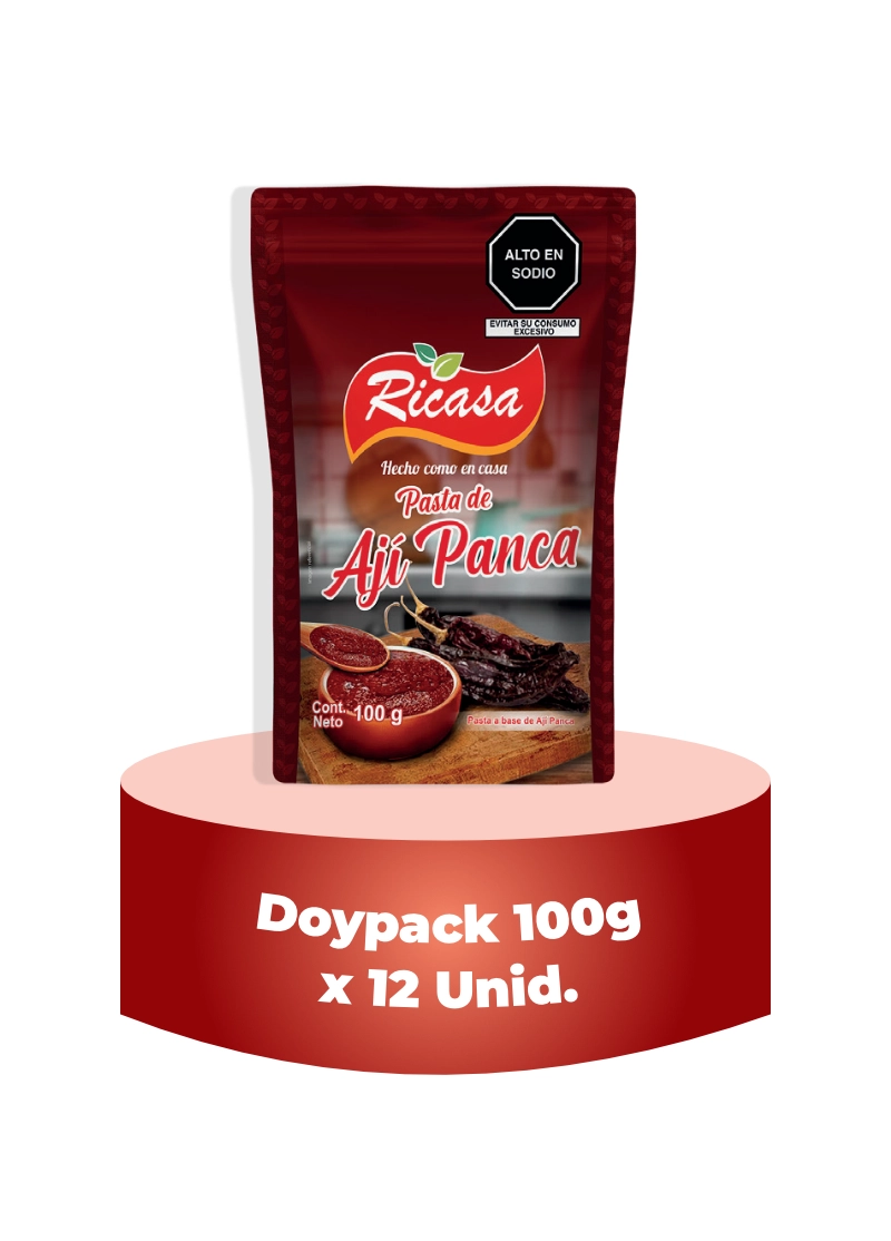Pasta Ají Panca 100 g (x12) – RICASA – Distribuidora Meres